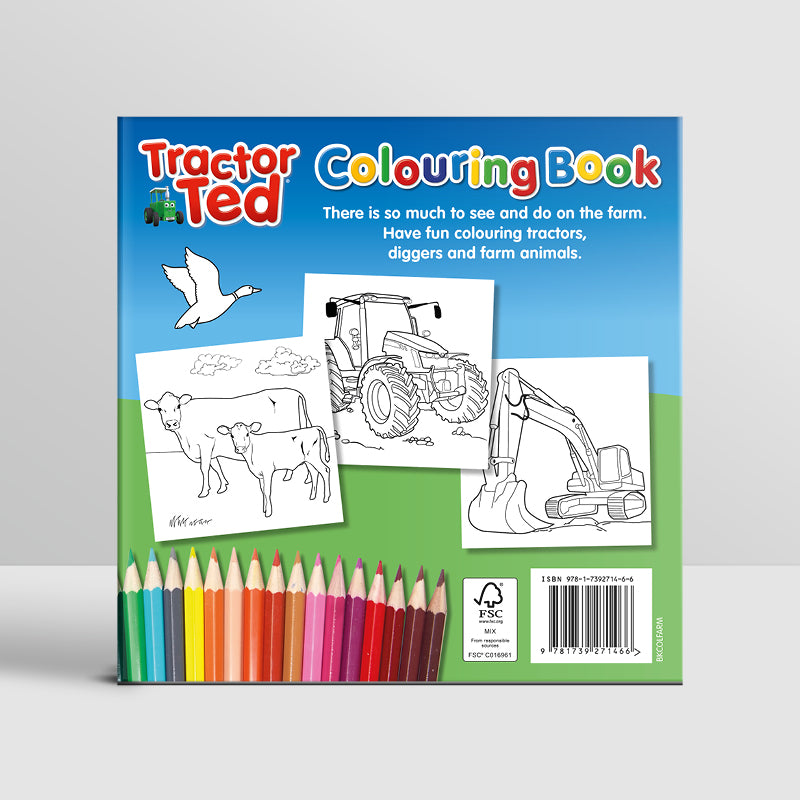 Farm Fun Colouring Book Tractor Ted
