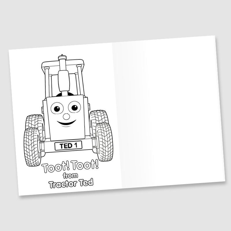 Tractor Ted & Midge Greeting Card