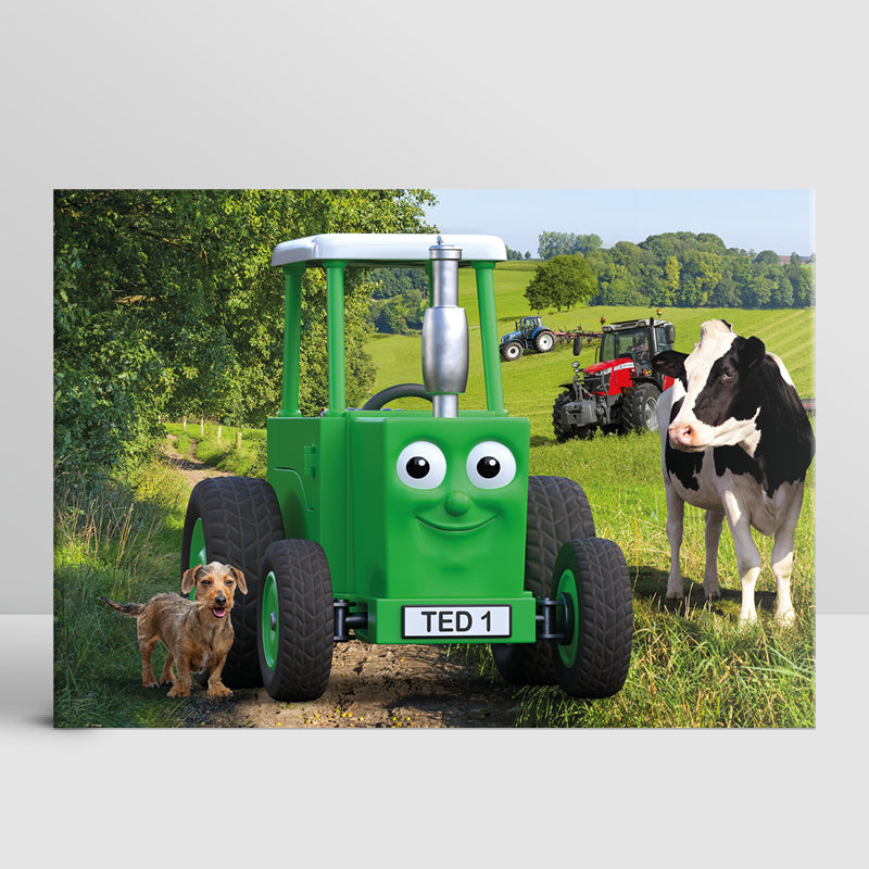 Tractor Ted & Farm Friends Greeting Card
